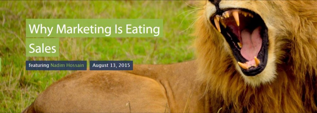 Why Marketing is Eating Sales - Copernican Shift